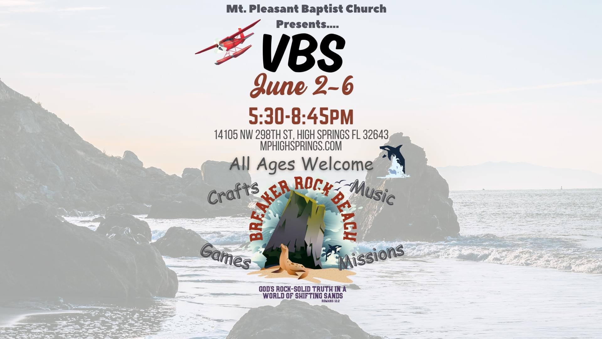 Click Below To Register For VBS Online